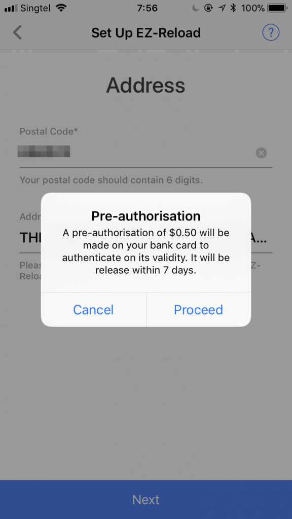 EZ-Linkアプリとオートチャージ（ez:reload）の設定 | シンガポール備忘録
